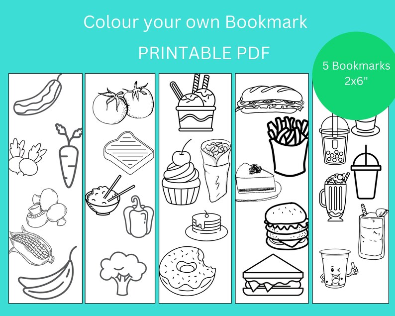 Printable Bookmarks ,color Your Bookmarks, Classroom Activity ...