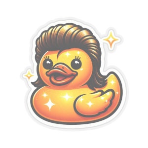 Shiny, Mullet, Duck, Sticker - Etsy