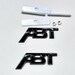 ABT Grille Badge + Logo Abt Emblem Rear Trunk Black Tailgate Sticker ...
