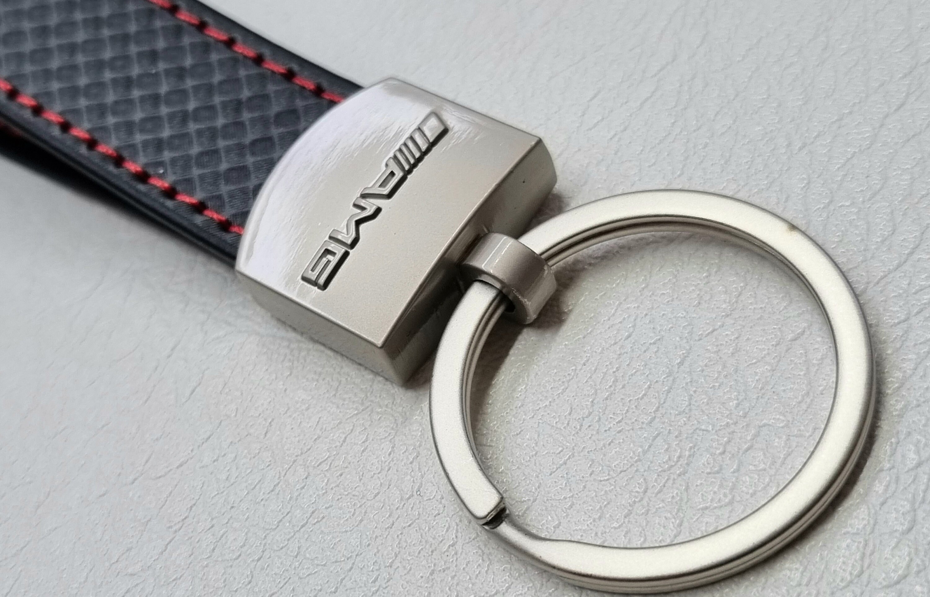 Amg Keychain Leather Carbon Keyring Mercedes Logo Car Accessories Gift ...