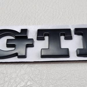Gti Emblem Badge Black Rear Trunk Logo Sticker Polo Golf Mk7 Mk6 Mk8 ...