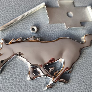Mustang Grille Badge Metal Logo Grill Emblem Car Accessories - Etsy