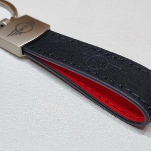 Mini Cooper Keychain Leather Keyring Logo JCW Car Accessories Gift for ...