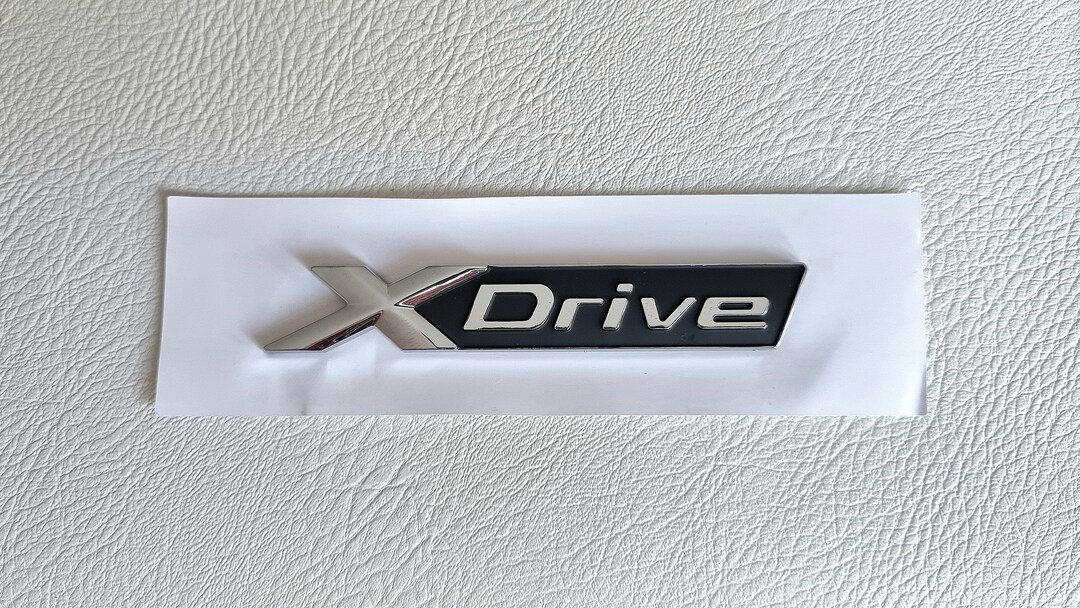 Xdrive Badge Logo Rear Trunk Emblem Sticker Lettering Car Accessories ...
