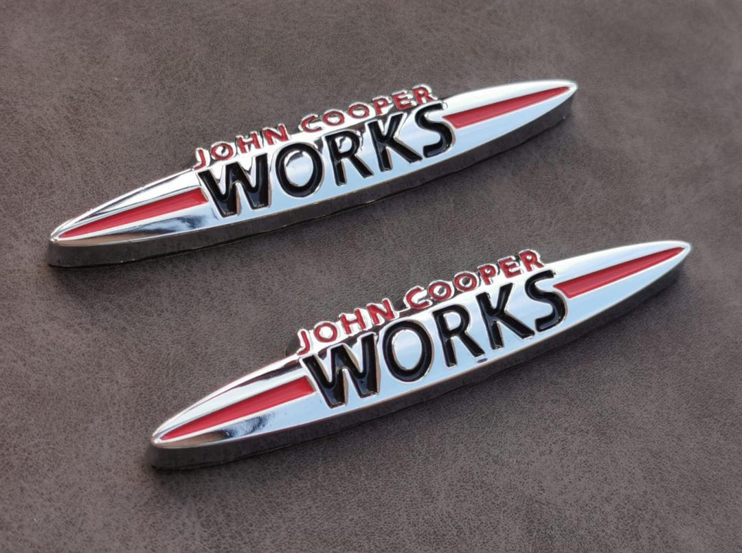 2 JCW Side Emblems - Mini Cooper Accessories, John Cooper Works - Etsy