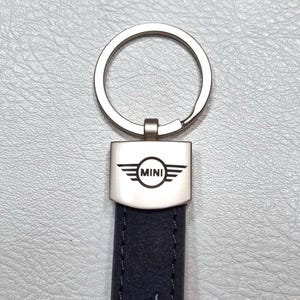 Mini Cooper Keychain Leather Keyring Logo JCW Car Accessories Gift for ...