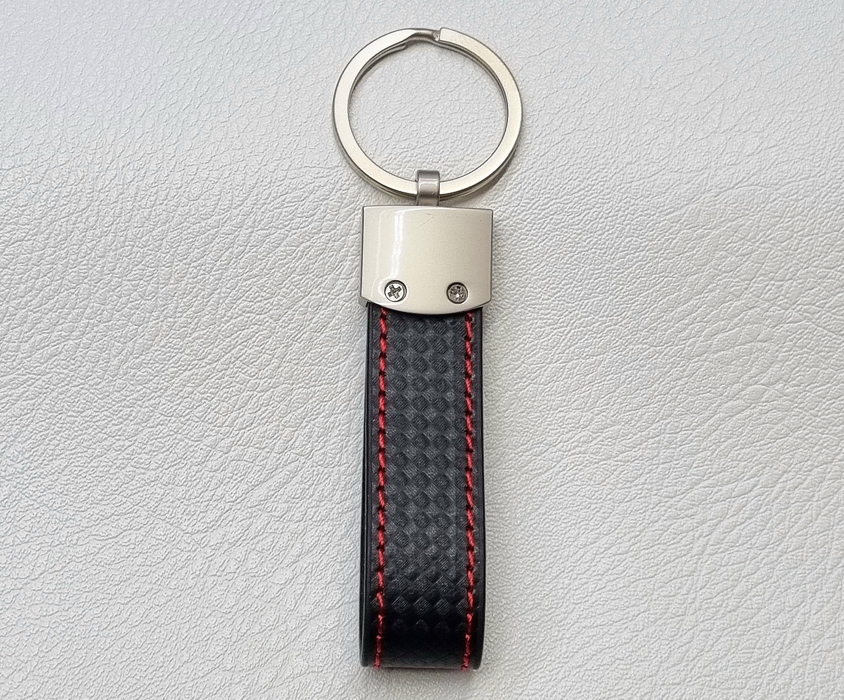 Gti Keychain Leather Carbon Logo Keyring Golf Mk7 Mk8 Mk6 Mk5 Polo Car ...