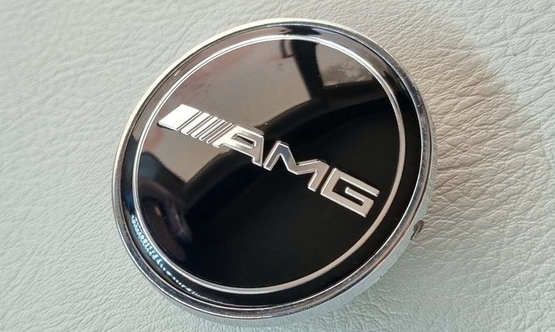 Amg Bonnet Badge Logo 5.7cm Hood Emblem Mercedes Car Accessories - Etsy
