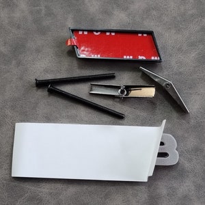 S3 Grille Badge Front Logo + S3 Emblem Rear Trunk Sticker Silver Car ...