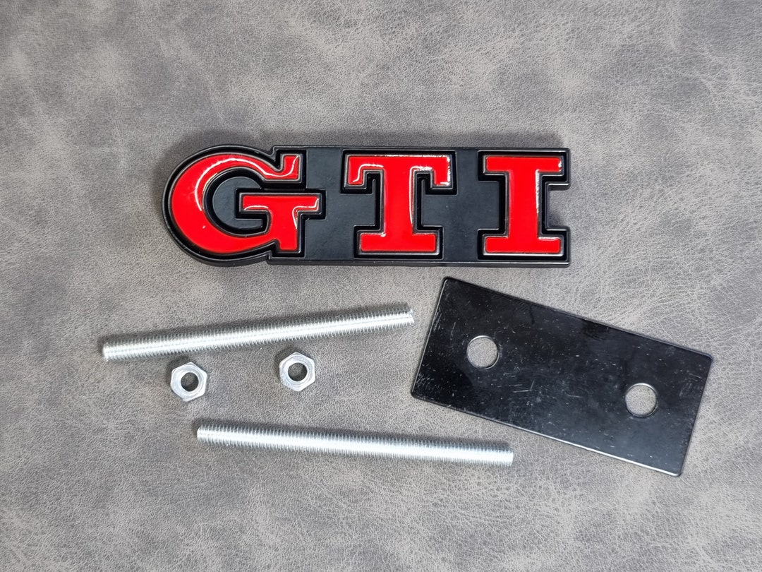 Gti Grill Badge Logo Front Grille Emblem Mk7 Mk6 Mk8 Mk5 Car ...