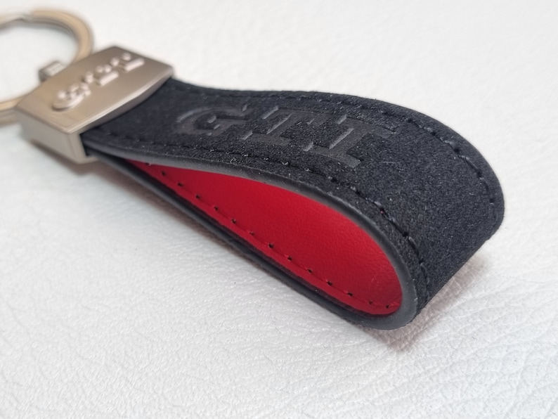Gti Keychain Leather Logo Keyring Golf Mk7 Mk8 Mk6 Mk5 Polo Car ...
