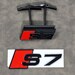 S7 Grille Badge Front Logo S7 Emblem Rear Trunk Sticker Car Accessories ...