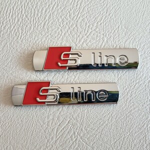 Logo S Line Emblem Wing 2pcs Side Fender Badge Sticker Car Accessories ...