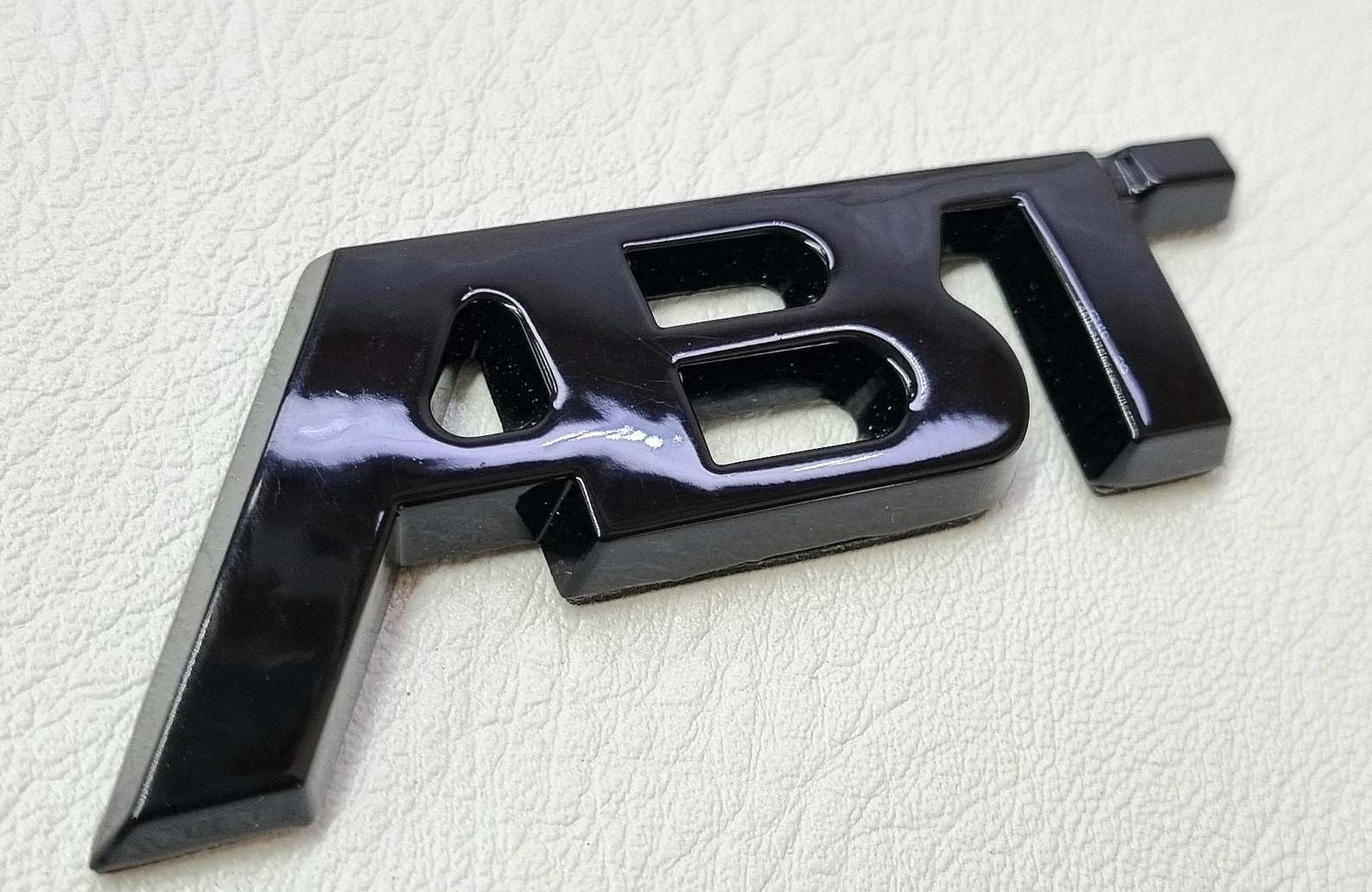 Abt Rear Trunk Emblem Logo Black Tailgate Badge Sticker Car Accessories ...