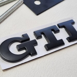 Gti Front Grill Badge + Gti Rear Trunk Logo Emblem Sticker Mk7 Mk6 Mk8 ...