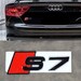 S7 Grille Badge Front Logo S7 Emblem Rear Trunk Sticker Car Accessories ...