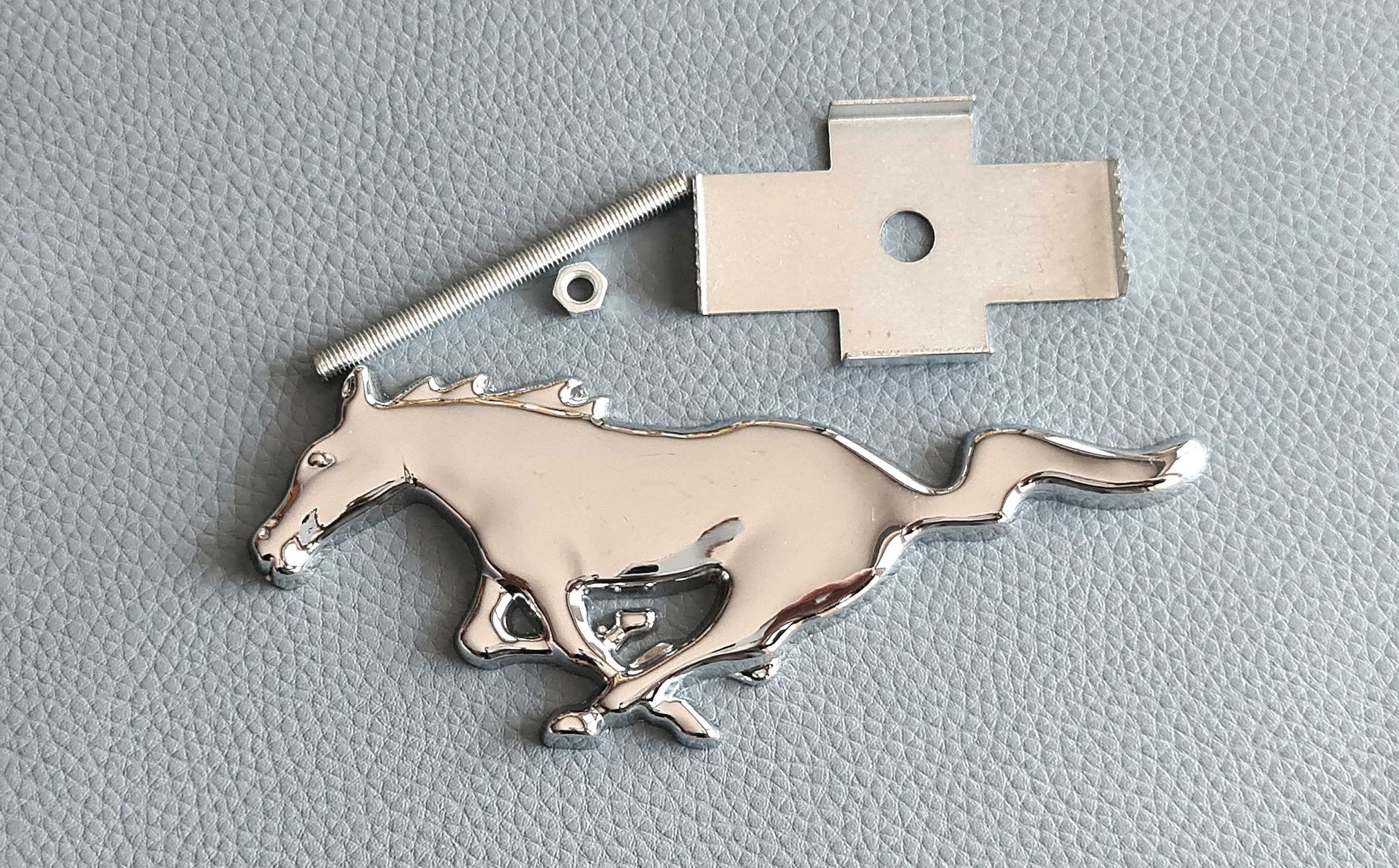 Mustang Grille Badge Metal Logo Grill Emblem Car Accessories - Etsy