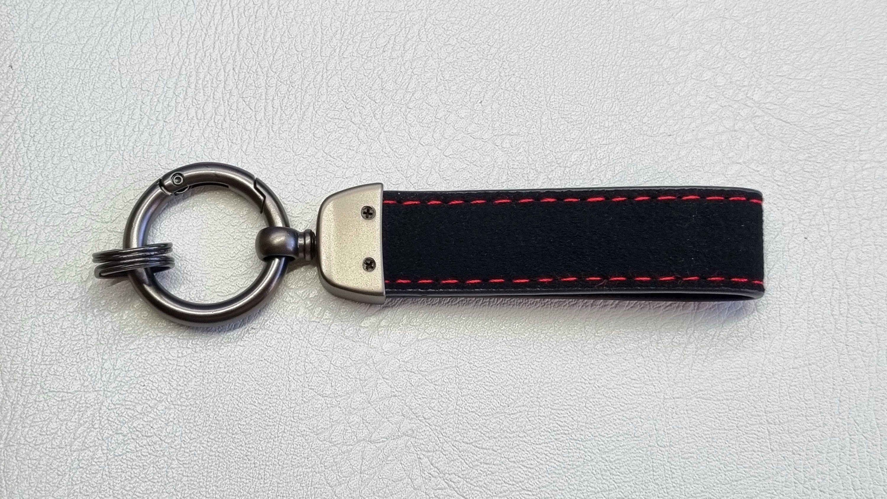 Camaro Keychain Leather Alcantara Keyring Lanyard Logo Chevrolet Car ...