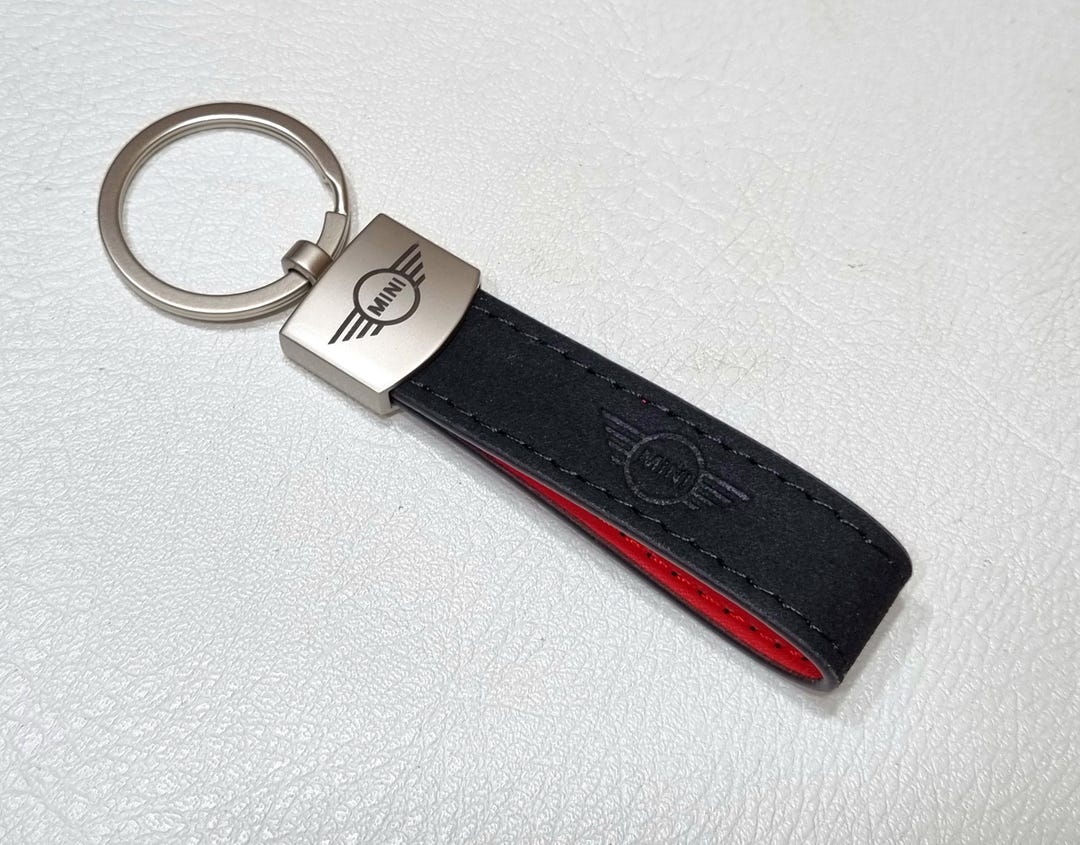 Mini Cooper Keychain Leather Keyring Logo JCW Car Accessories Gift for ...