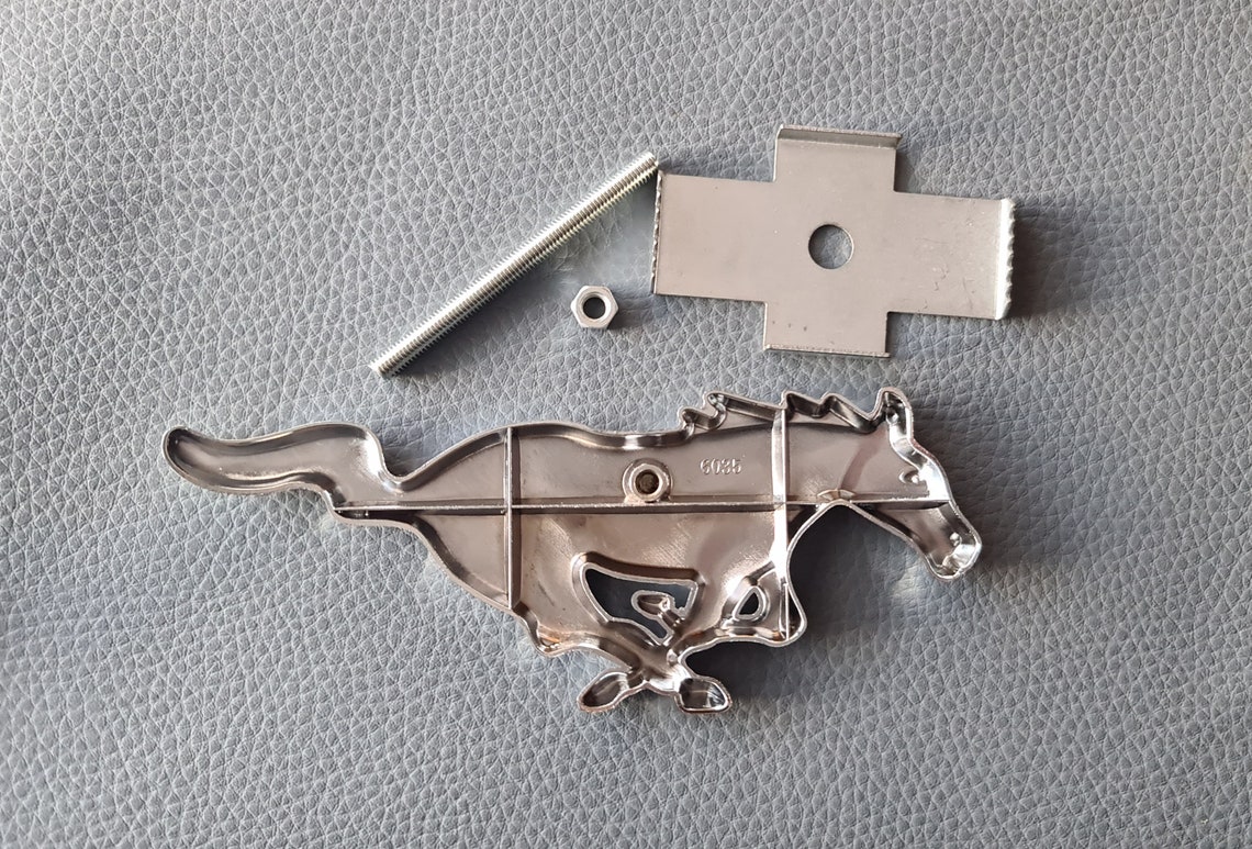 Mustang Grille Badge Metal Logo Grill Emblem Car Accessories - Etsy