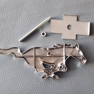 Mustang Grille Badge Metal Logo Grill Emblem Car Accessories - Etsy