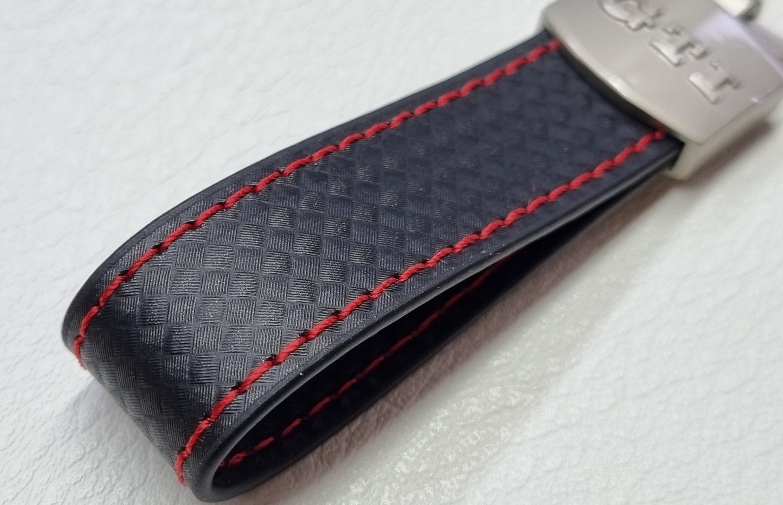 GTI Keychain: Leather Carbon Logo Keyring - Car Accessories - Etsy