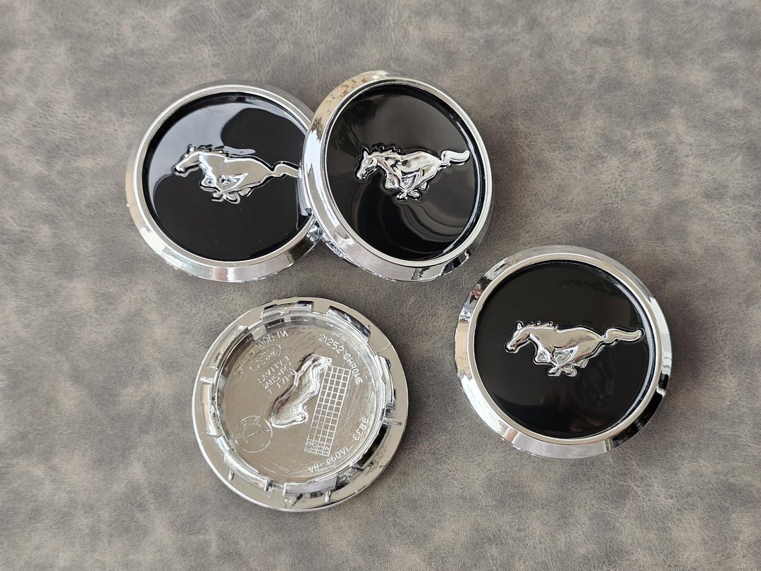 Mustang Center Hub Caps 4pcs 68mm Wheel Center Covers Gt500 Cobra Car ...