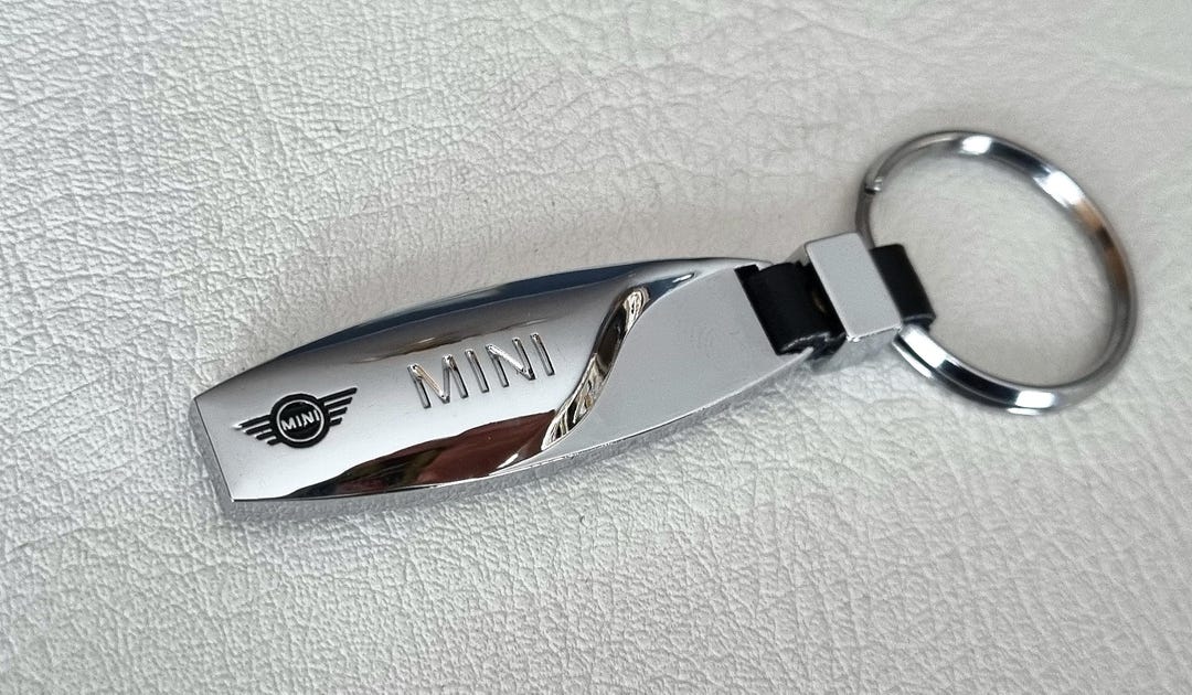 Mini Cooper Keychain Logo Metal Keyring JCW Car Accessories Gift for ...