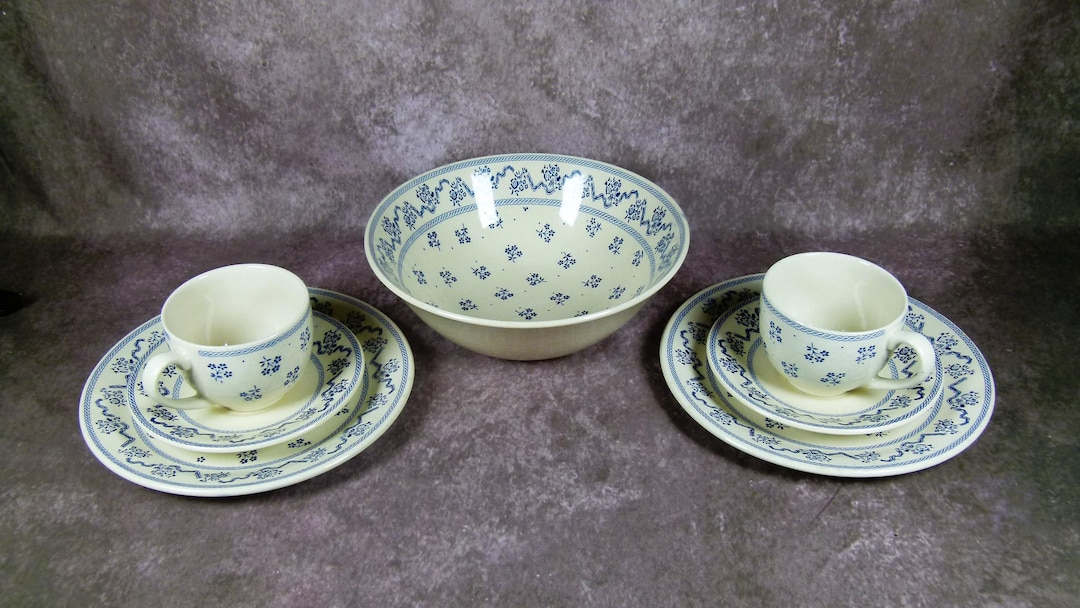 Johnson Brothers England Laura Ashley Petite Fleur Dinnerware Set – 6 ...