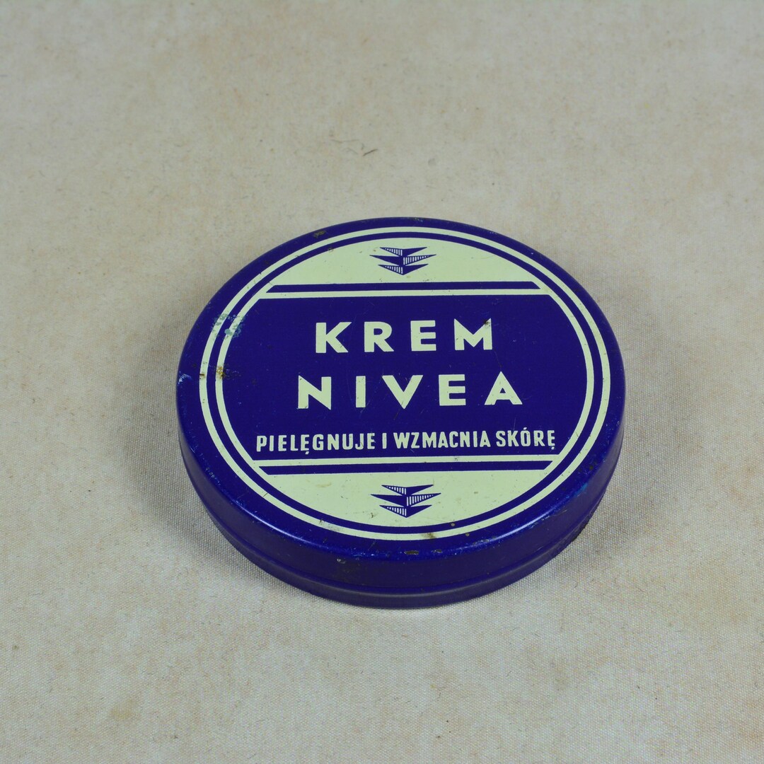 Vintage Nivea Tin Cream Box – Lechia Cosmetics Factory, Mid-20th ...