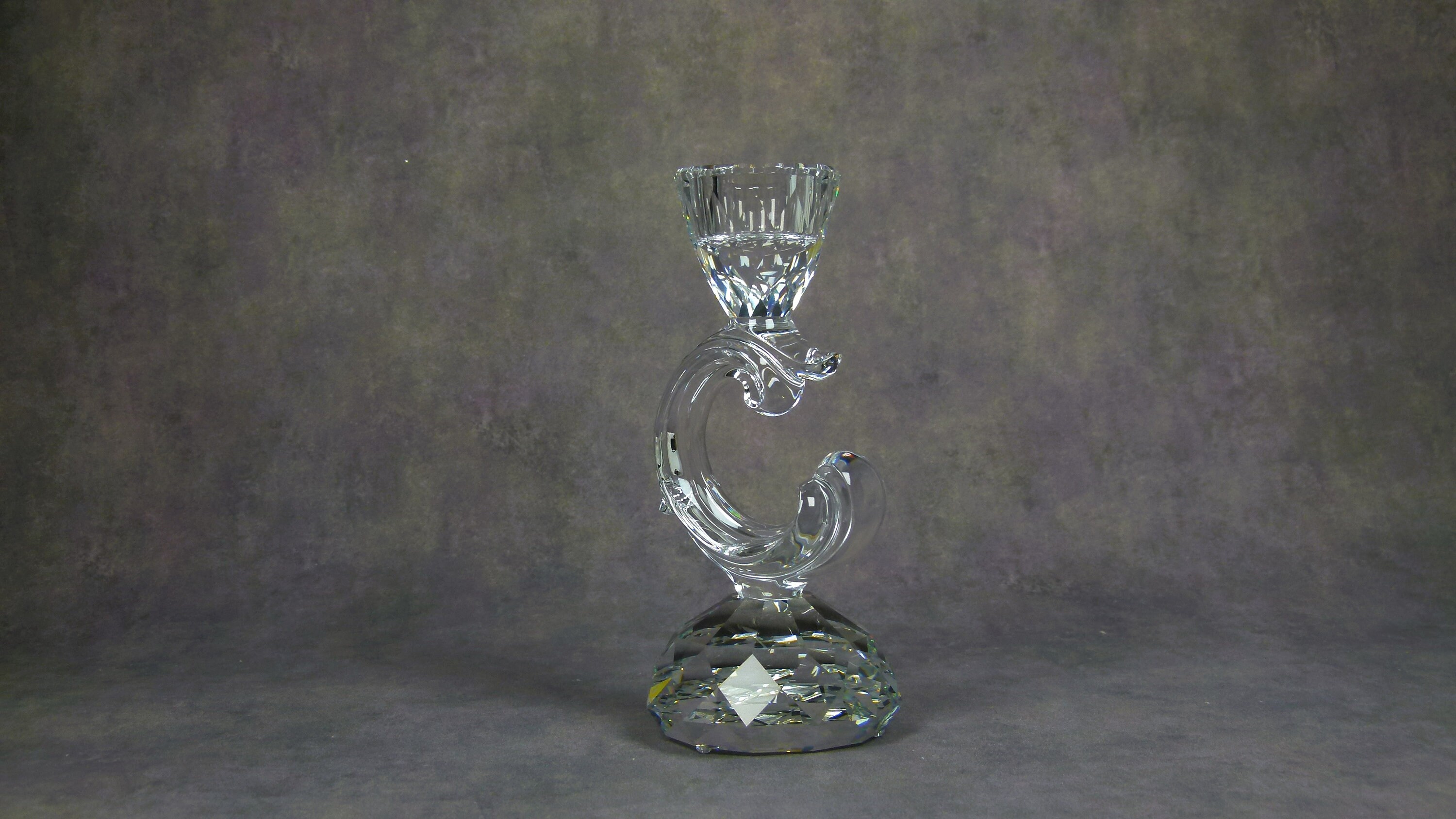 Swarovski Crystal Candle Holder, Shimmer, Very Good Condition, 5.1x2 ...
