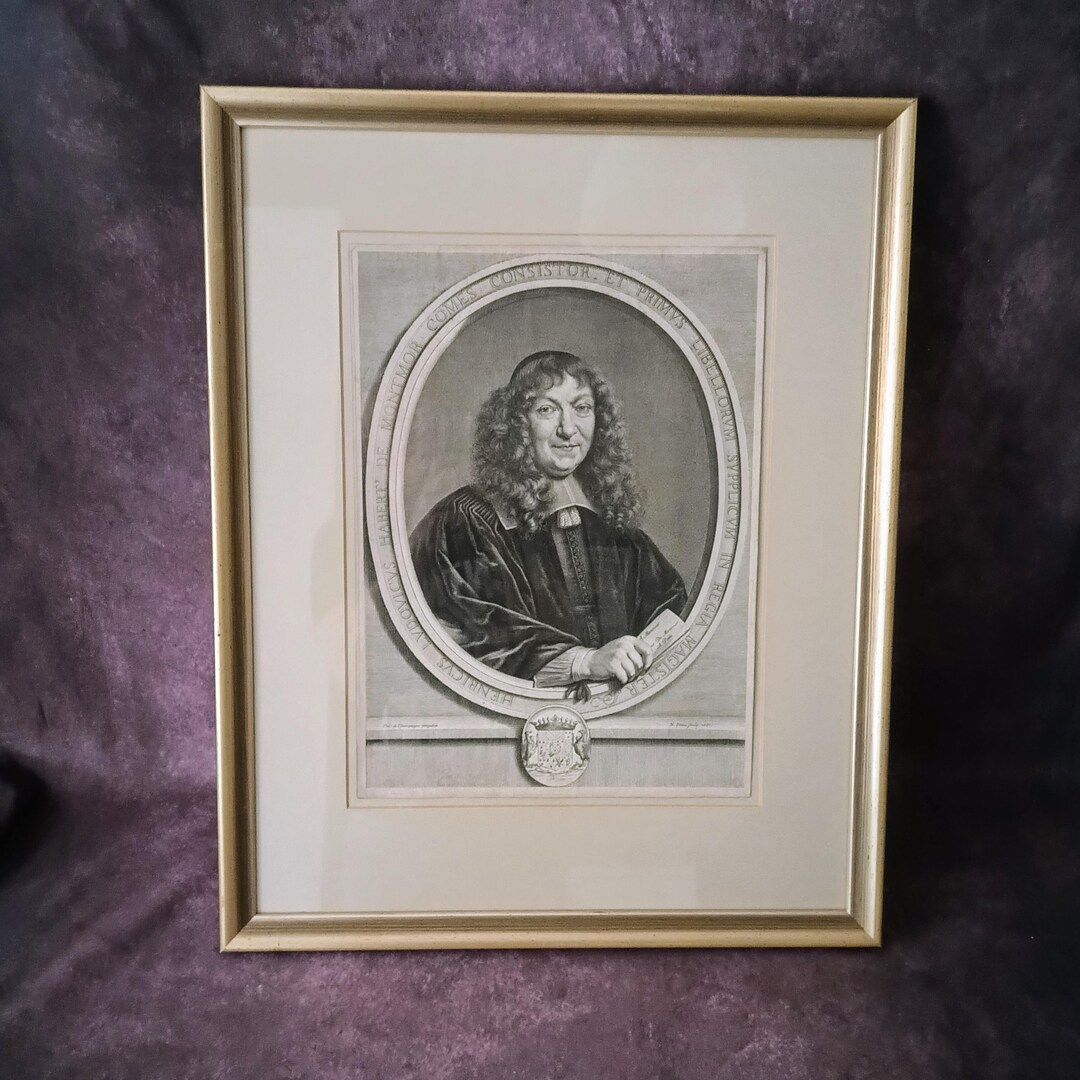 Portrait of French Judge Henri Louis Habert De Montmor – After Philippe ...