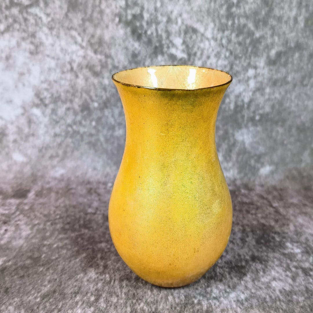 Enameled Copper Vase by Nora Grill, Vienna - Etsy