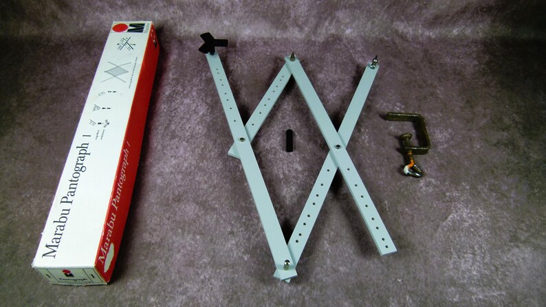 Vintage Pantograph Marabu 1 – German Drafting Tool With Holder and ...