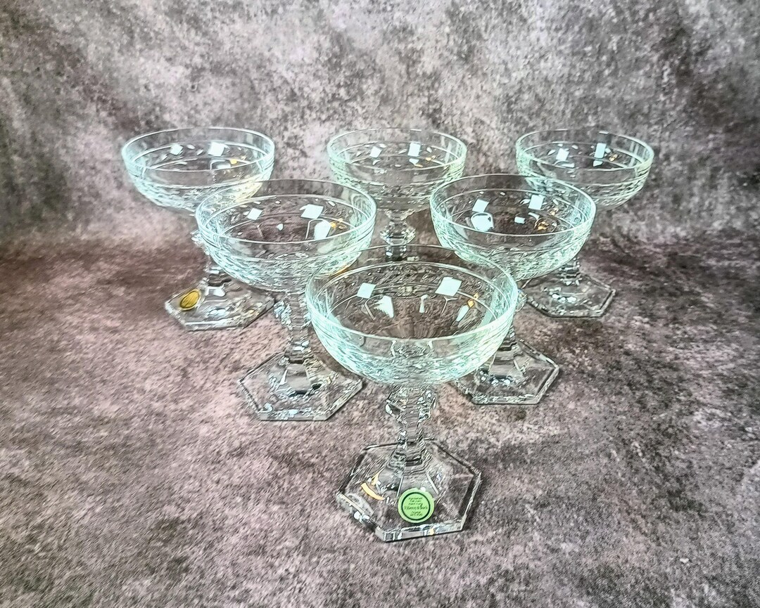 Set of 6 Villeroy & Boch miss Desiree Crystal Martini Glasses - Etsy