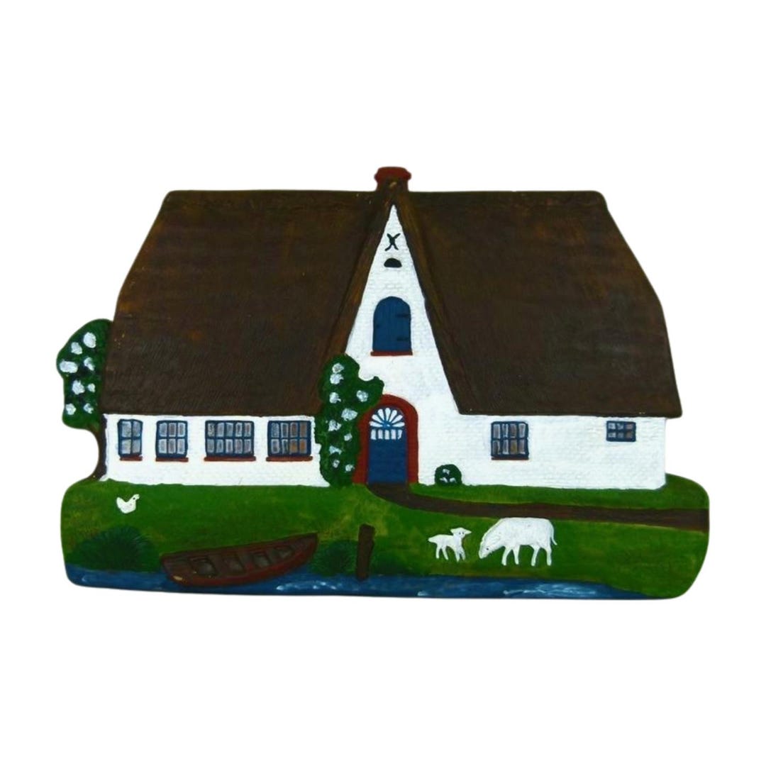 Vintage Sylt House Ceramic Wall Plaque – Hand-painted, German Style - Etsy