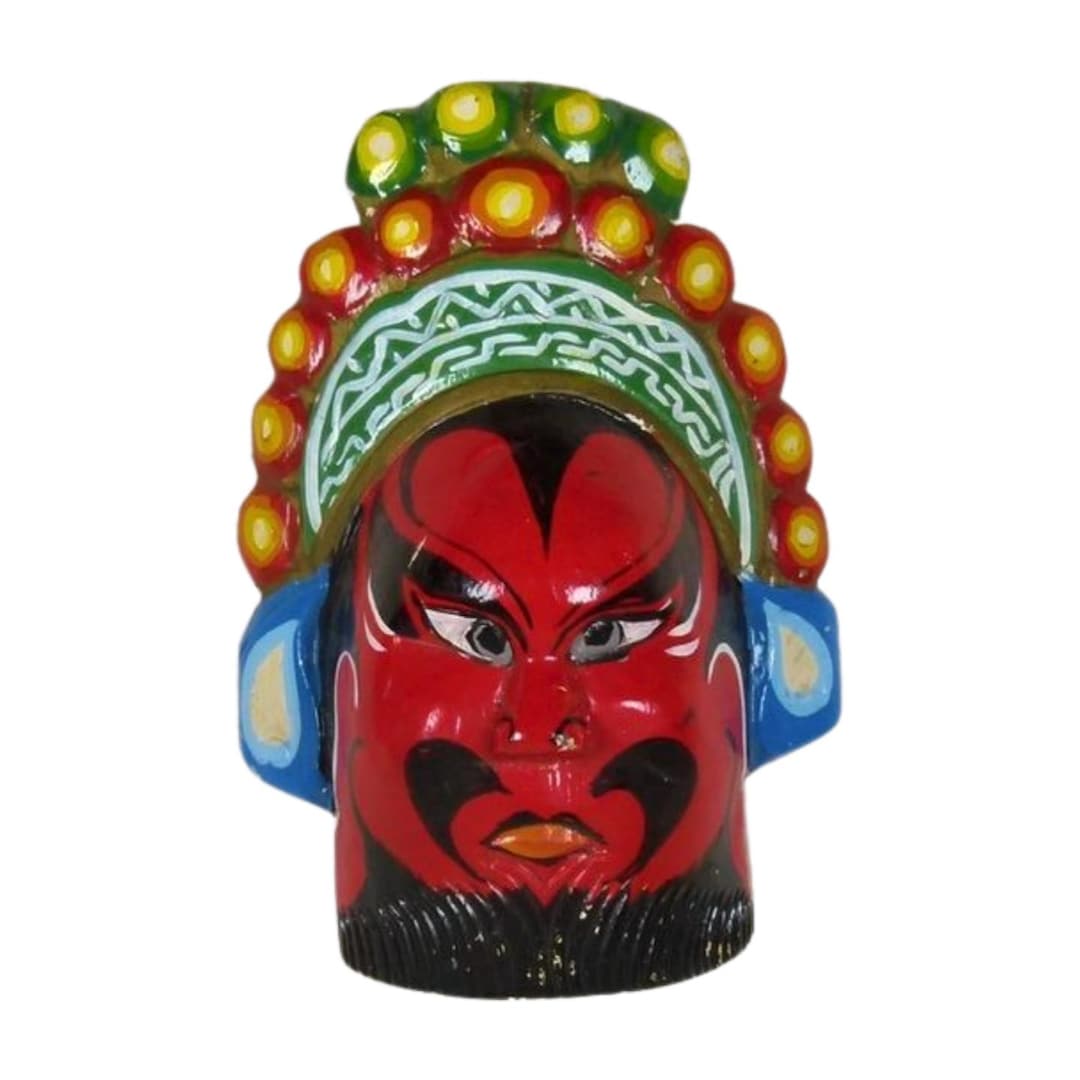 Wooden Chinese Mask of Guan Yu Very Good Condition - Etsy