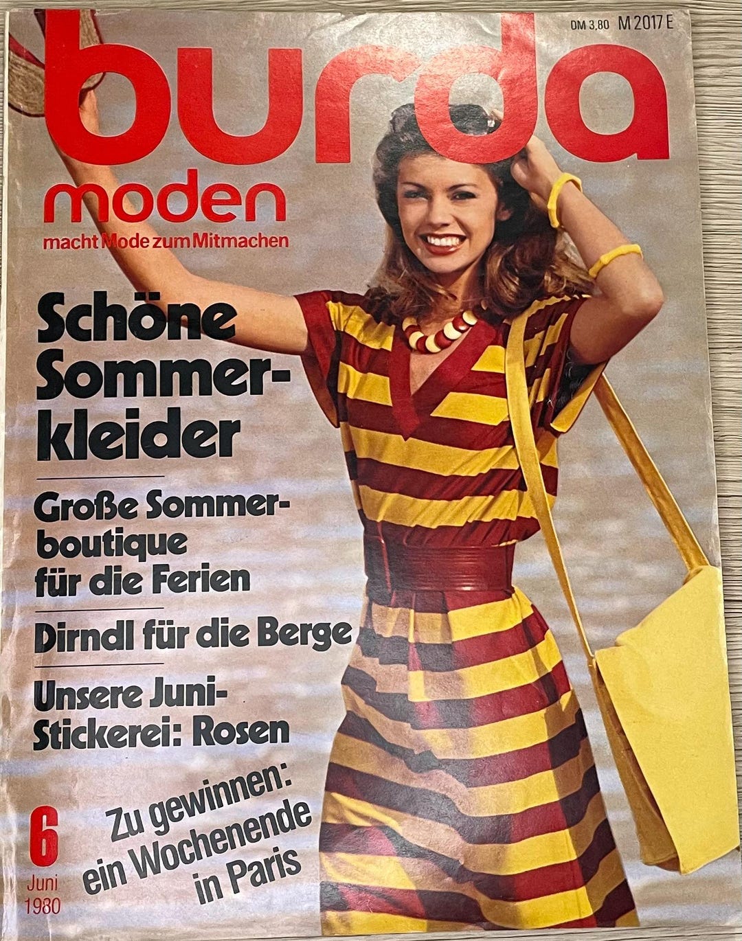 Burda Moden 6 / 1980 Pattern Sheet, Sewing Magazine, Fashion, Magazine ...