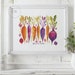 Watercolor Root Vegetable Art | Let's Root for Each Other | Kitchen ...