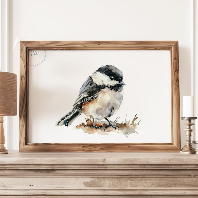 Chickadee Art - Etsy
