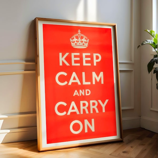 Keep Calm Art - Etsy