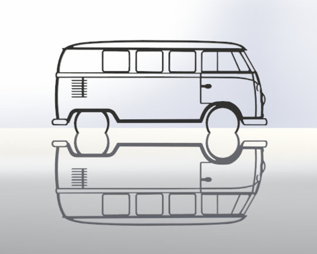 Volkswagen T1 Wall Decoration STL File - Etsy