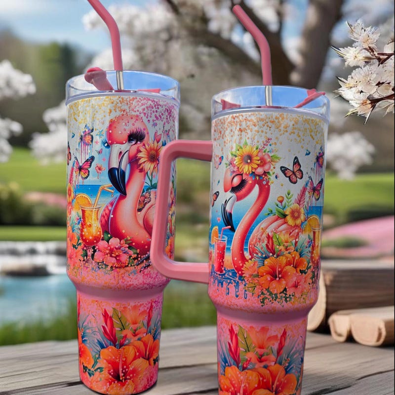 Flamingo Mug - Etsy