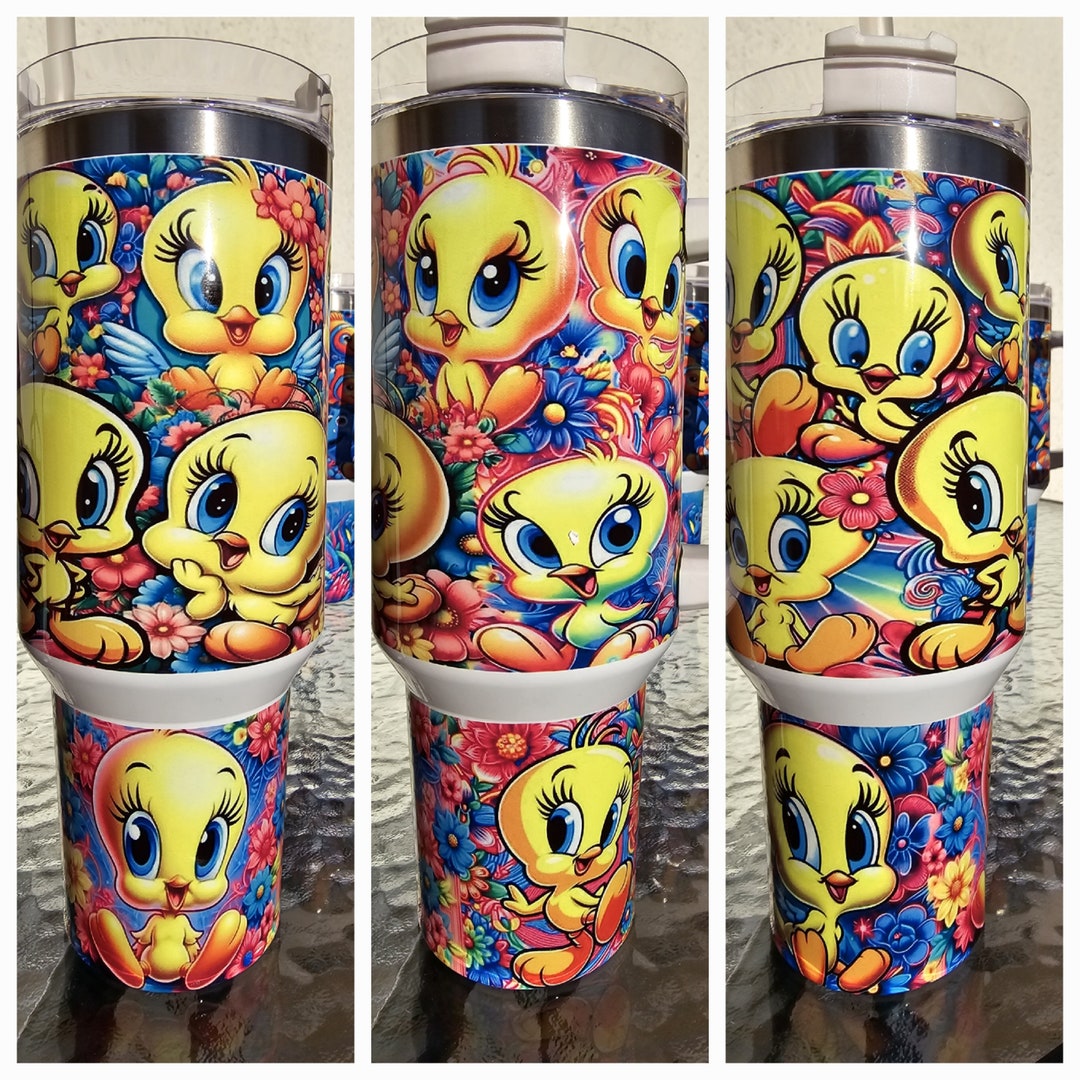 Tweety Bird 40oz Tumbler Cup Mug Cartoon Insulated Drinkware Gift for ...