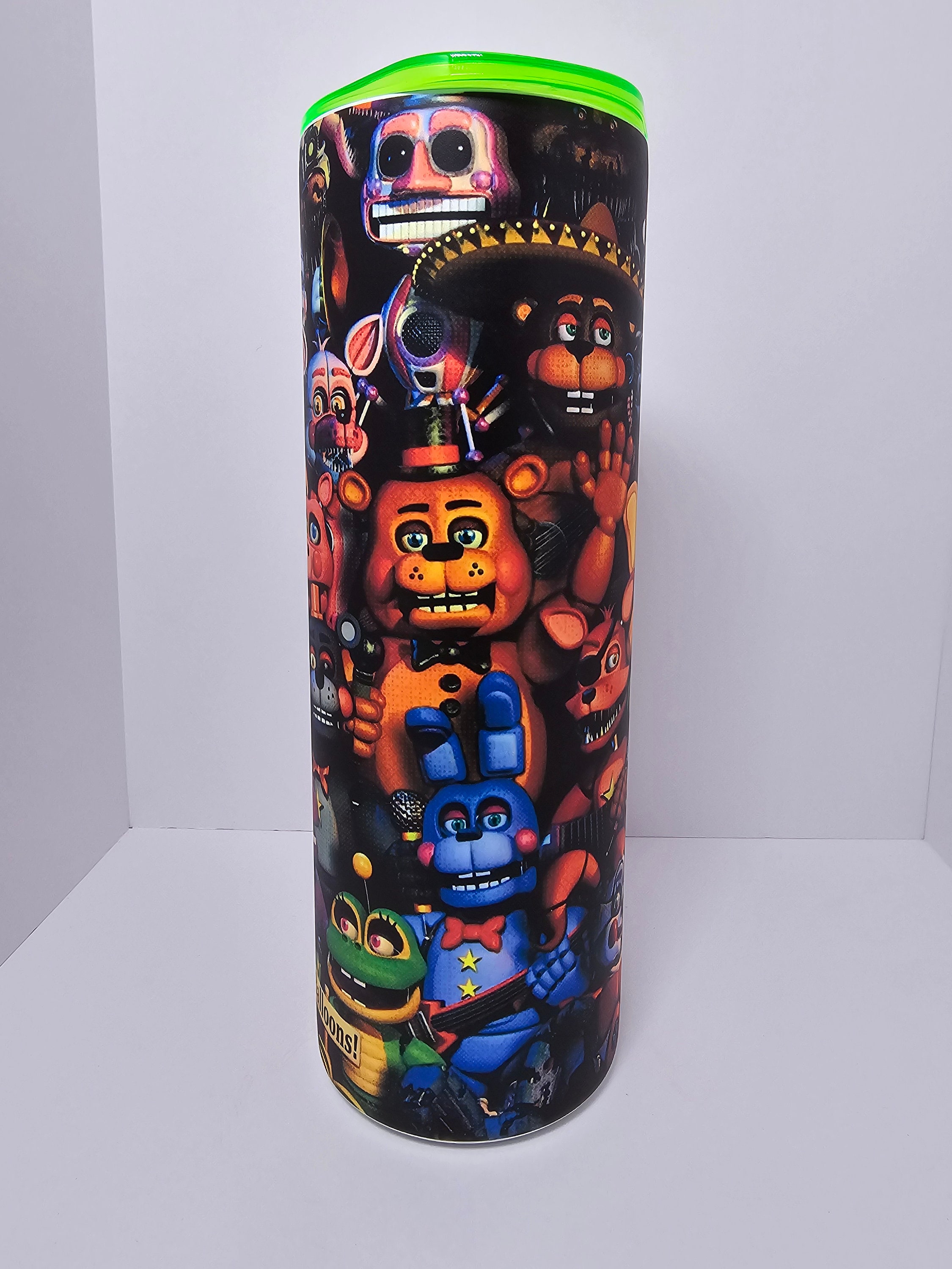 Five Nights at Freddy's Fnaf GLOW in the DARK 20oz Tumbler Cup Mug W ...