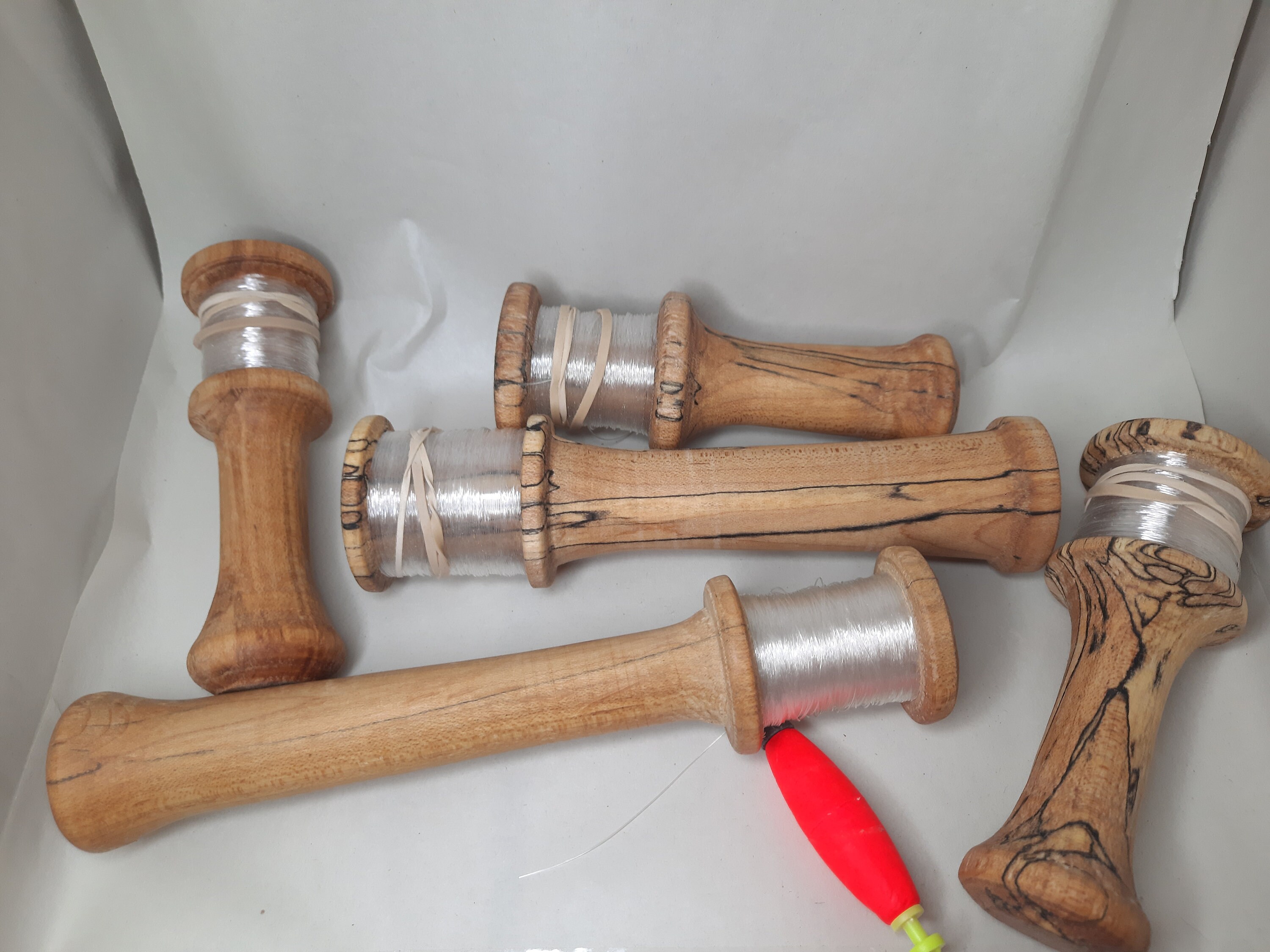 String Barrel Reel, Hand Fishing Reel, Hiking Fishing Reel, Travel ...