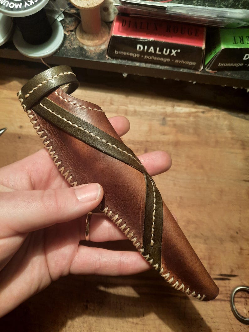 Fillet Knife Sheath, Custom Leather Knife Sheath, Personalized Fixed ...