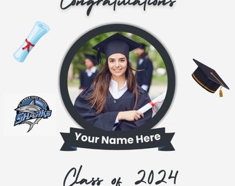 Editable Canva Graduation Template digital - Etsy