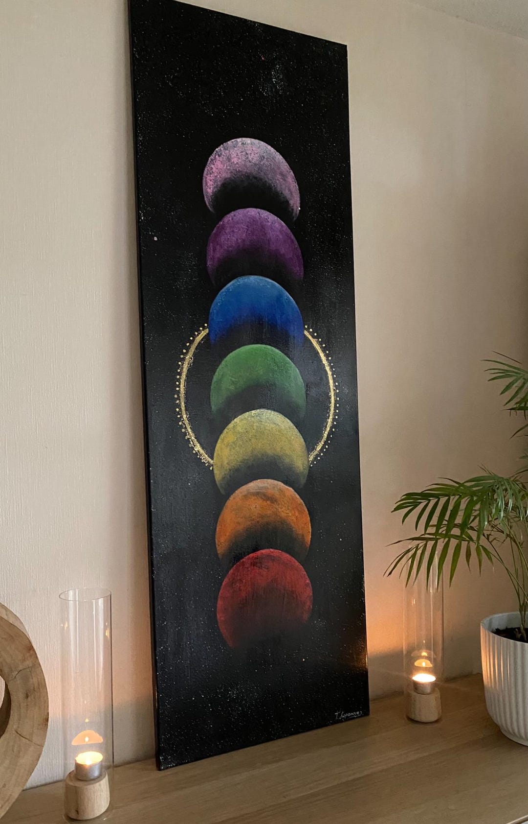 The Seven Spheres - Original Acrylic Painting - Etsy
