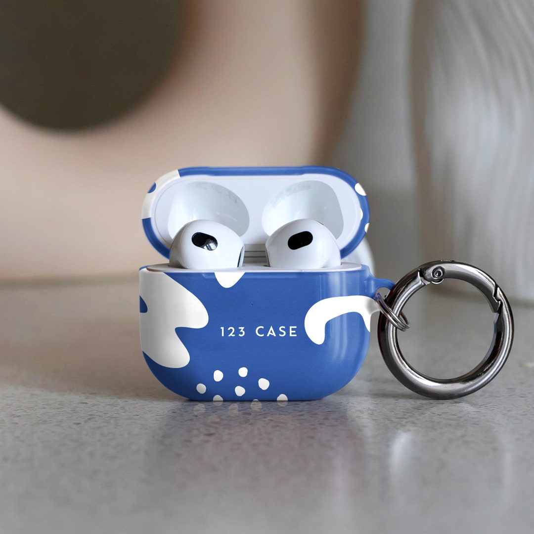 Blue Shells Print Apple Airpods 1/2, Pro, Pro 2 Fashion Earphone Cases ...